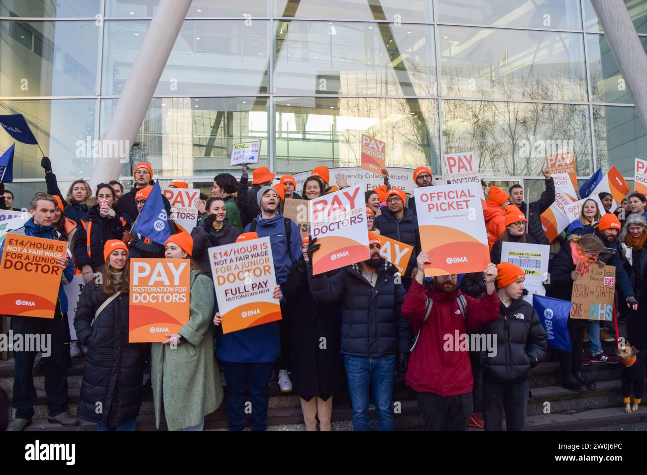 London, England, UK. 20th Dec, 2023. British Medical Association (BMA ...