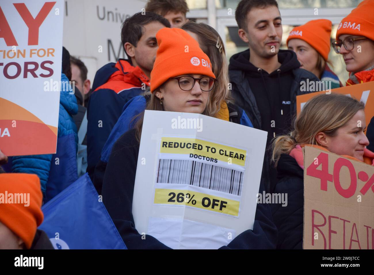London, England, UK. 20th Dec, 2023. British Medical Association (BMA ...