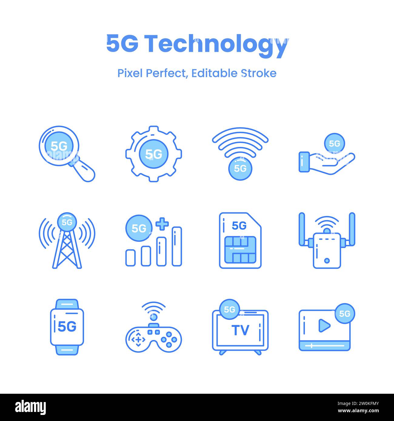 Transform your projects with our 5G network icons Add a touch of ...