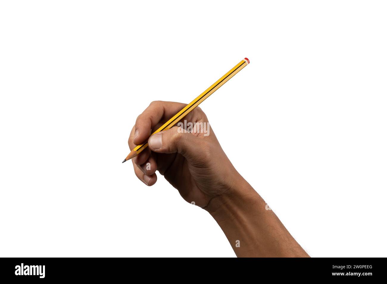 Hand holding black pencil drawing hi-res stock photography and images ...