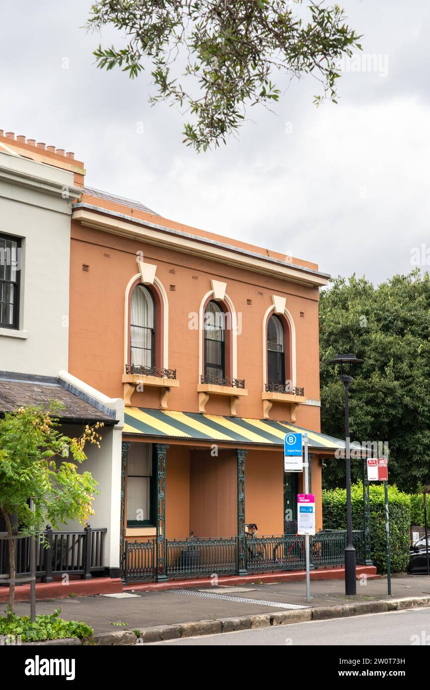 Historic terrace house in The Rocks, Sydney Stock Photo - Alamy