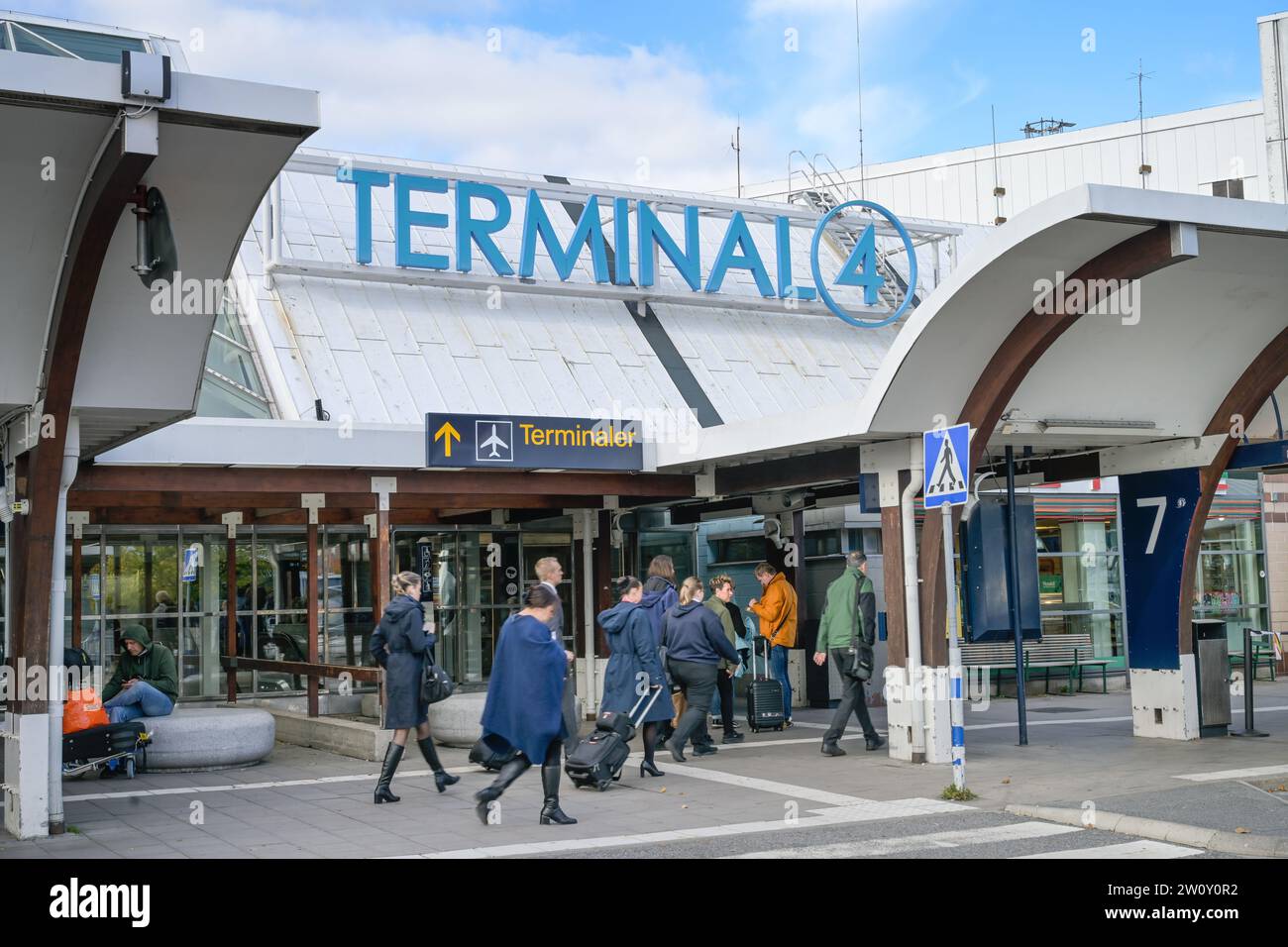 Terminal 4, Arlanda Airport, Stockholm, Schweden Stock Photo - Alamy