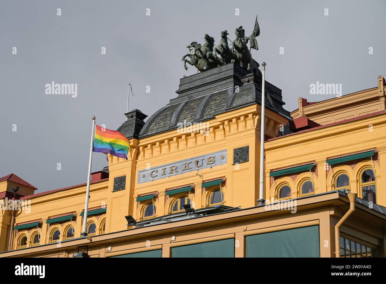 Konzerthalle Cirkus, Djurgarden, Stockholm, Schweden Stock Photo - Alamy