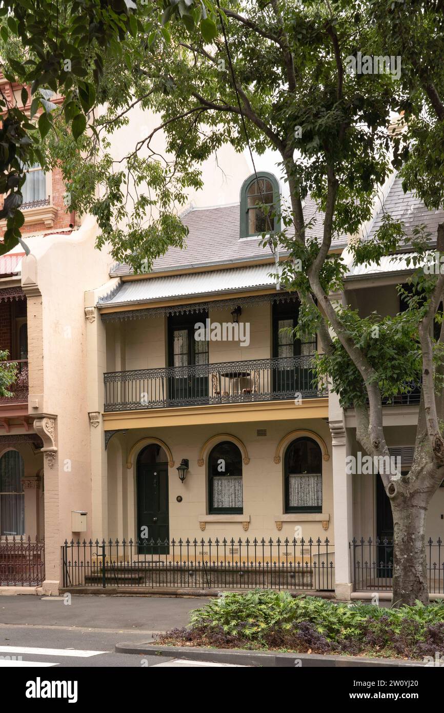 Historic terrace house in The Rocks, Sydney Stock Photo - Alamy
