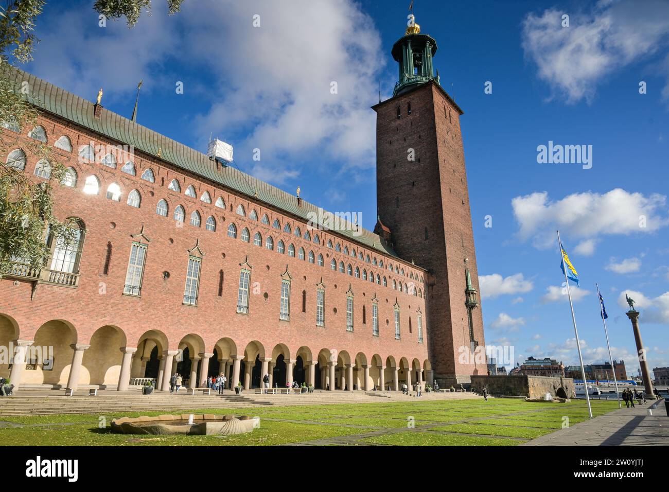 Rathaus Stockholms Stadshus, Stockholm, Schweden Stock Photo - Alamy