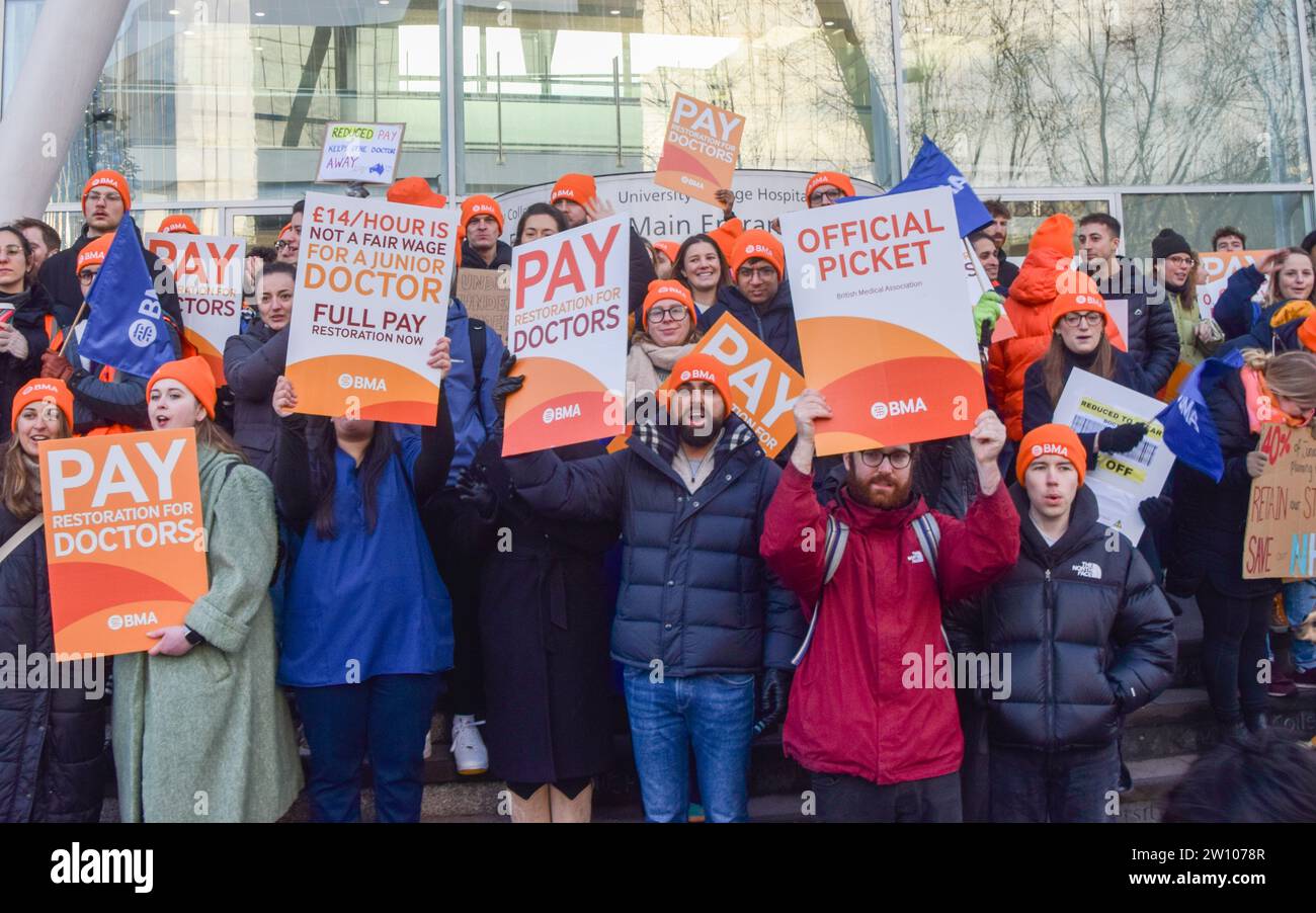 London, UK. 20th December 2023. British Medical Association (BMA ...