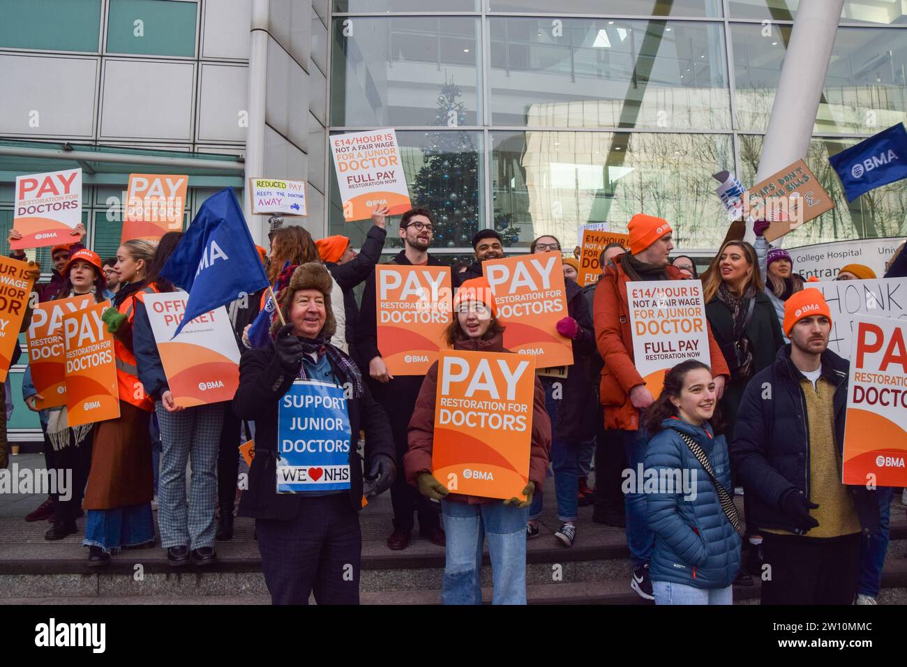 London, UK. 20th December 2023. British Medical Association (BMA ...