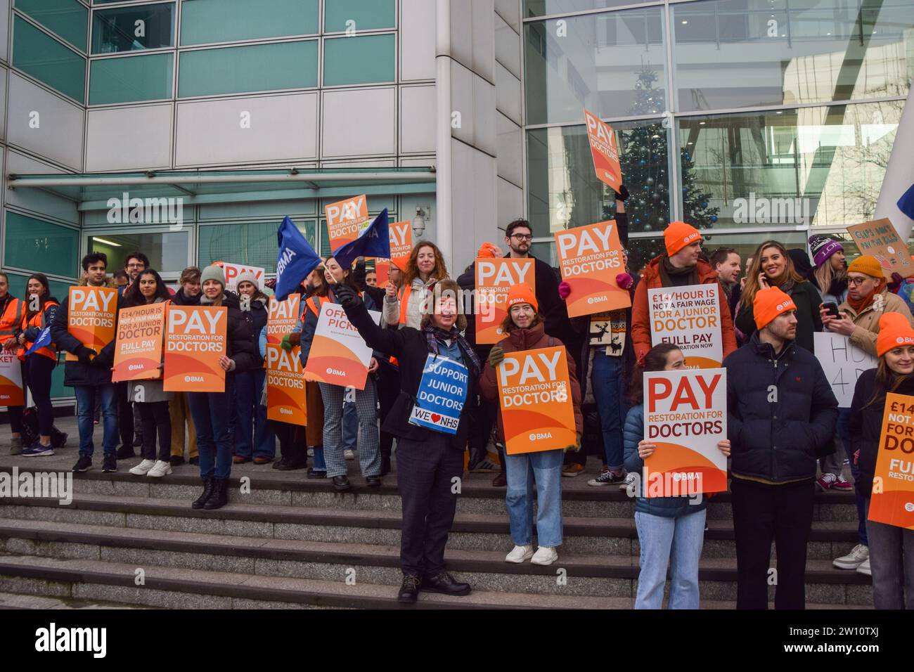 London, UK. 20th December 2023. British Medical Association (BMA ...