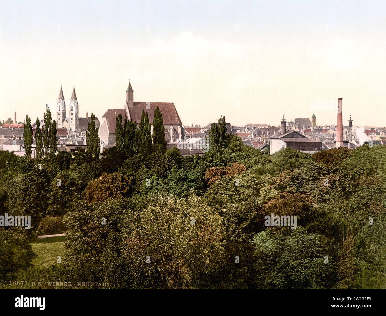 The new city, Wien, Österreich, um 1890, Historisch, digital ...