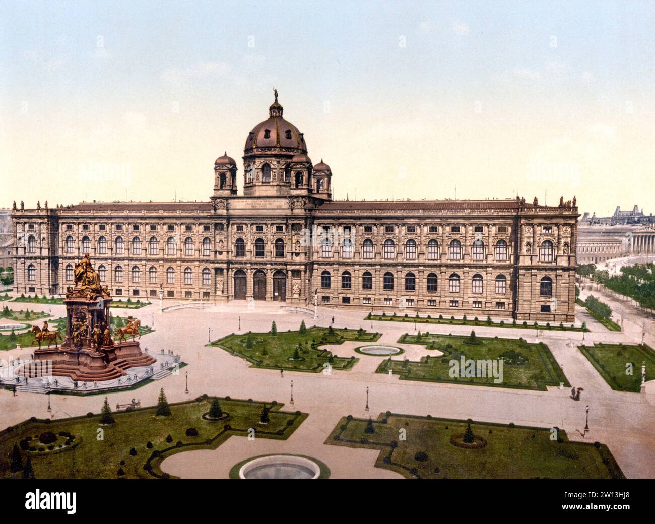 K.K. Museum in Wien, Österreich, um 1890, Historisch, digital ...