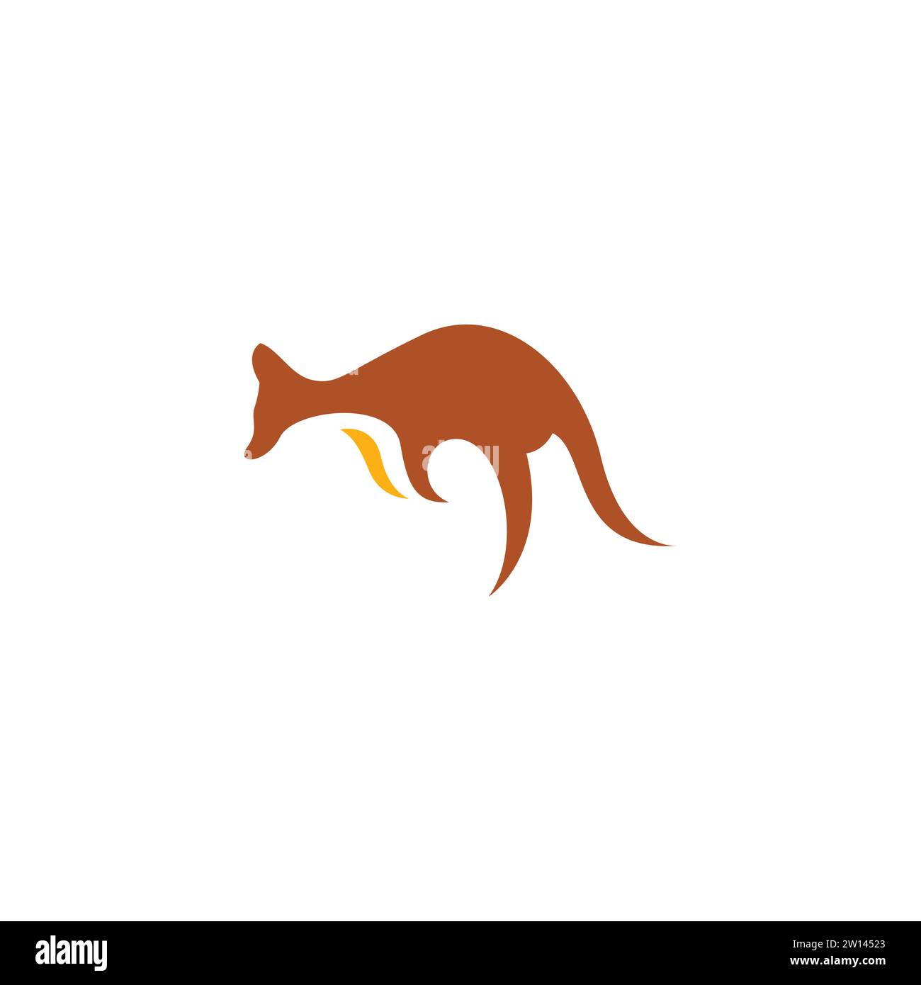 Kangaroo Logo Template. Kangaroo vector icon Stock Vector Image & Art ...