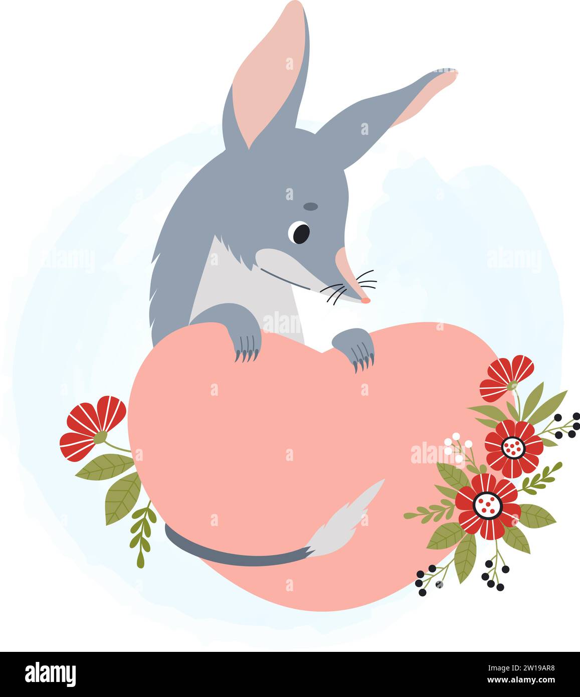 Australian desert flowers Stock Vector Images - Alamy