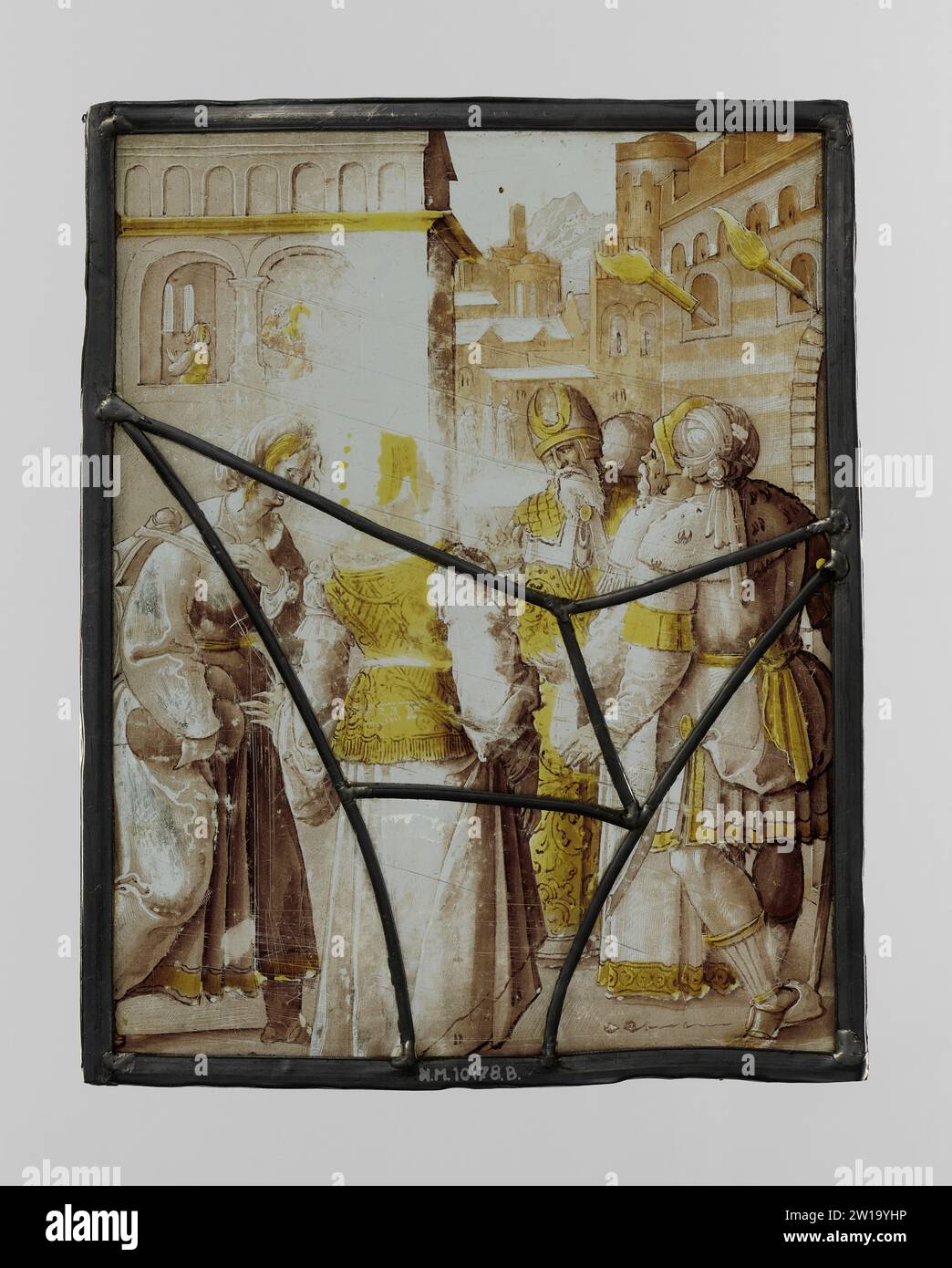 Window with representation from the Old Testament, Anonymous, 1575 ...