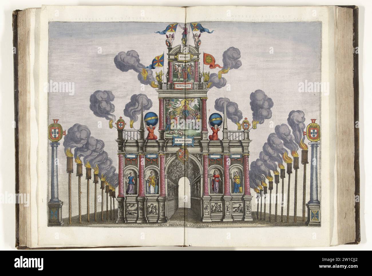 The Portuguese honorary gate (front), 1599, 1599 The Portuguese ...