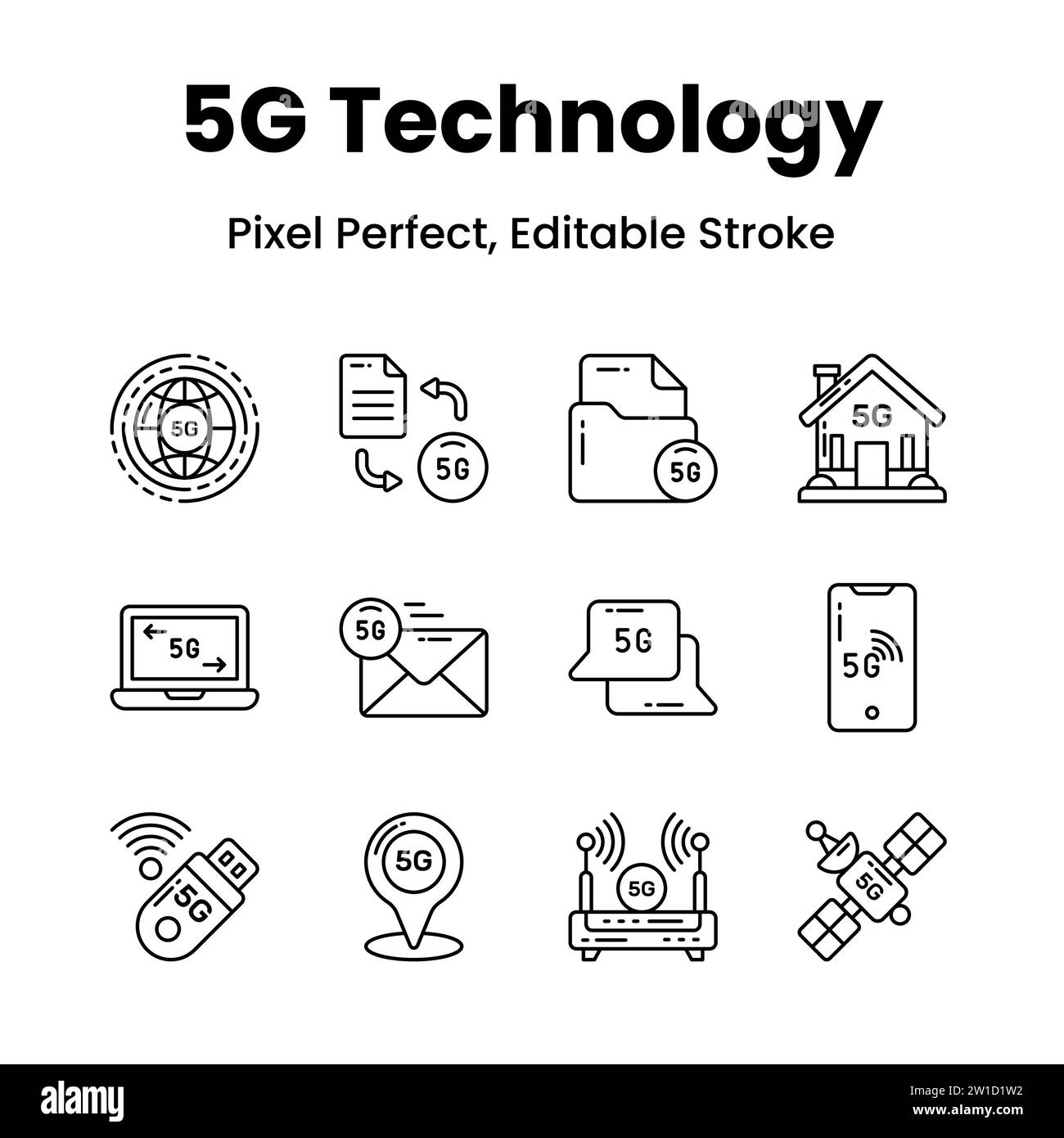 Revolutionize your designs with our 5G Network icons Inspire innovation ...