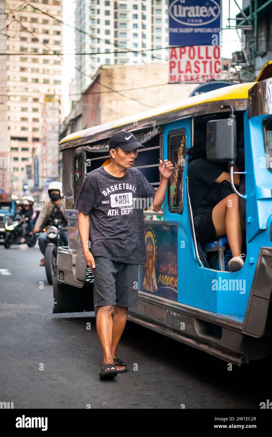 Side of jeepney with people hi-res stock photography and images - Alamy