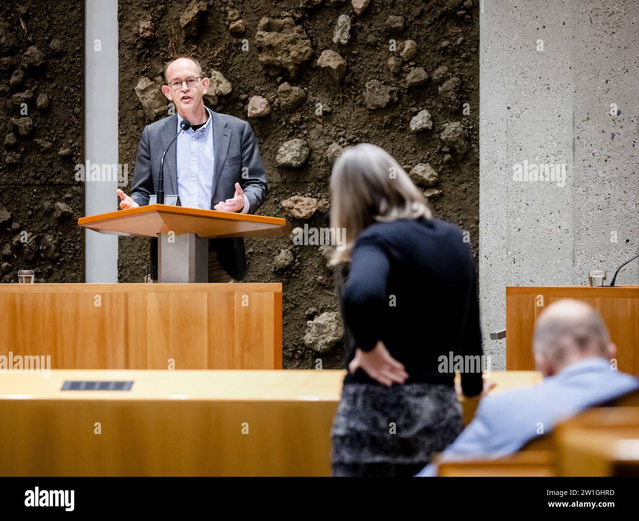 THE HAGUE - Cor Pierik (BBB), Laura Bromet (GroenLinks-PvdA) and Tjeerd ...