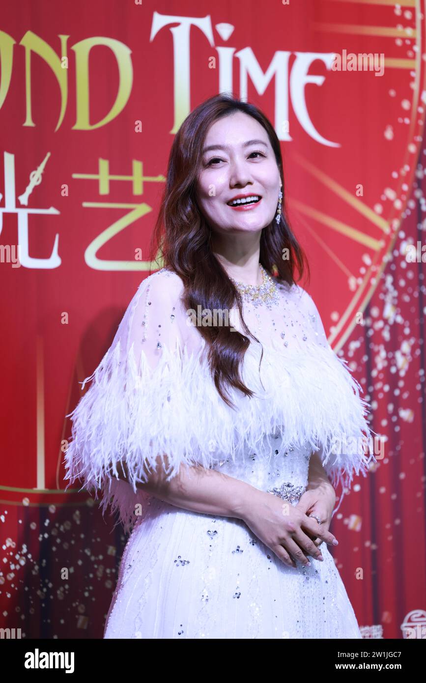 Chinese singer Tan Jing attends the BAZAAR activity in Shanghai, China ...