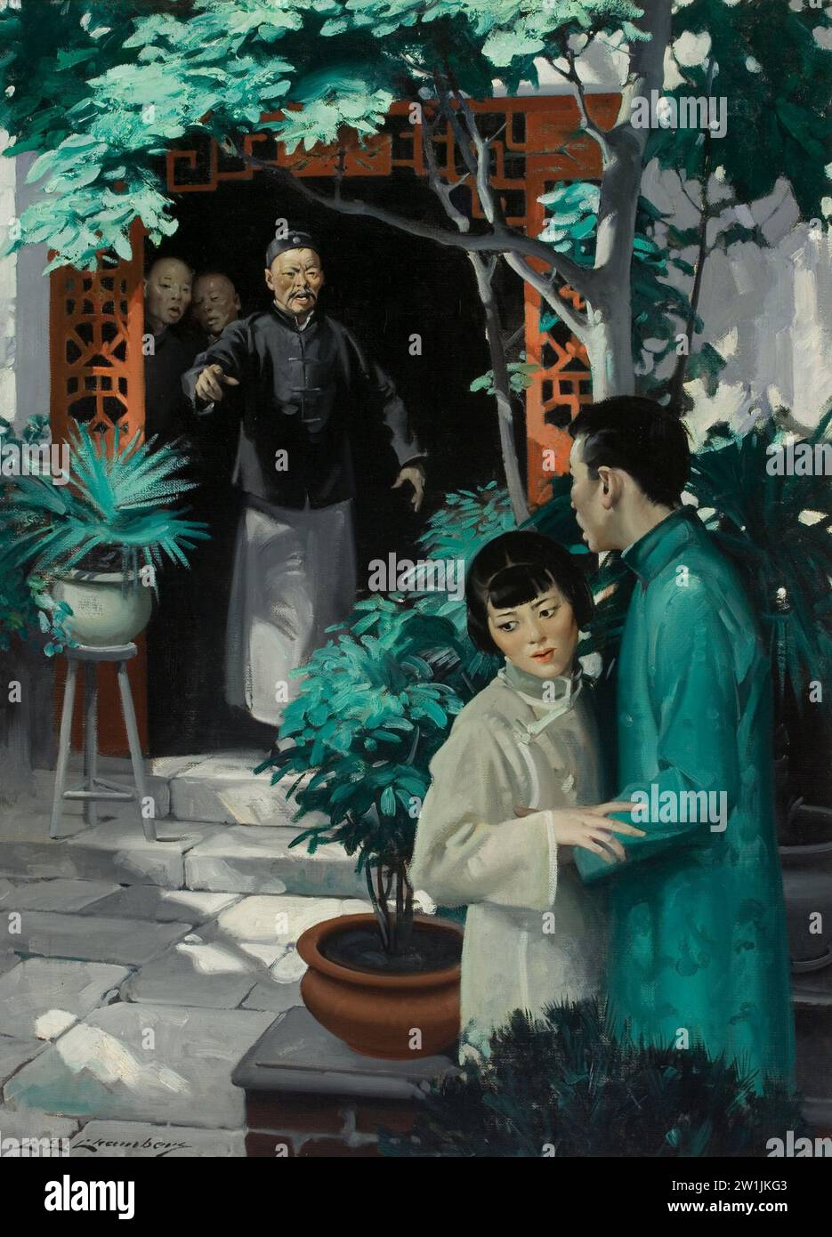 Charles Edward Chambers (American, 1883-1941). The Good Earth, asian ...