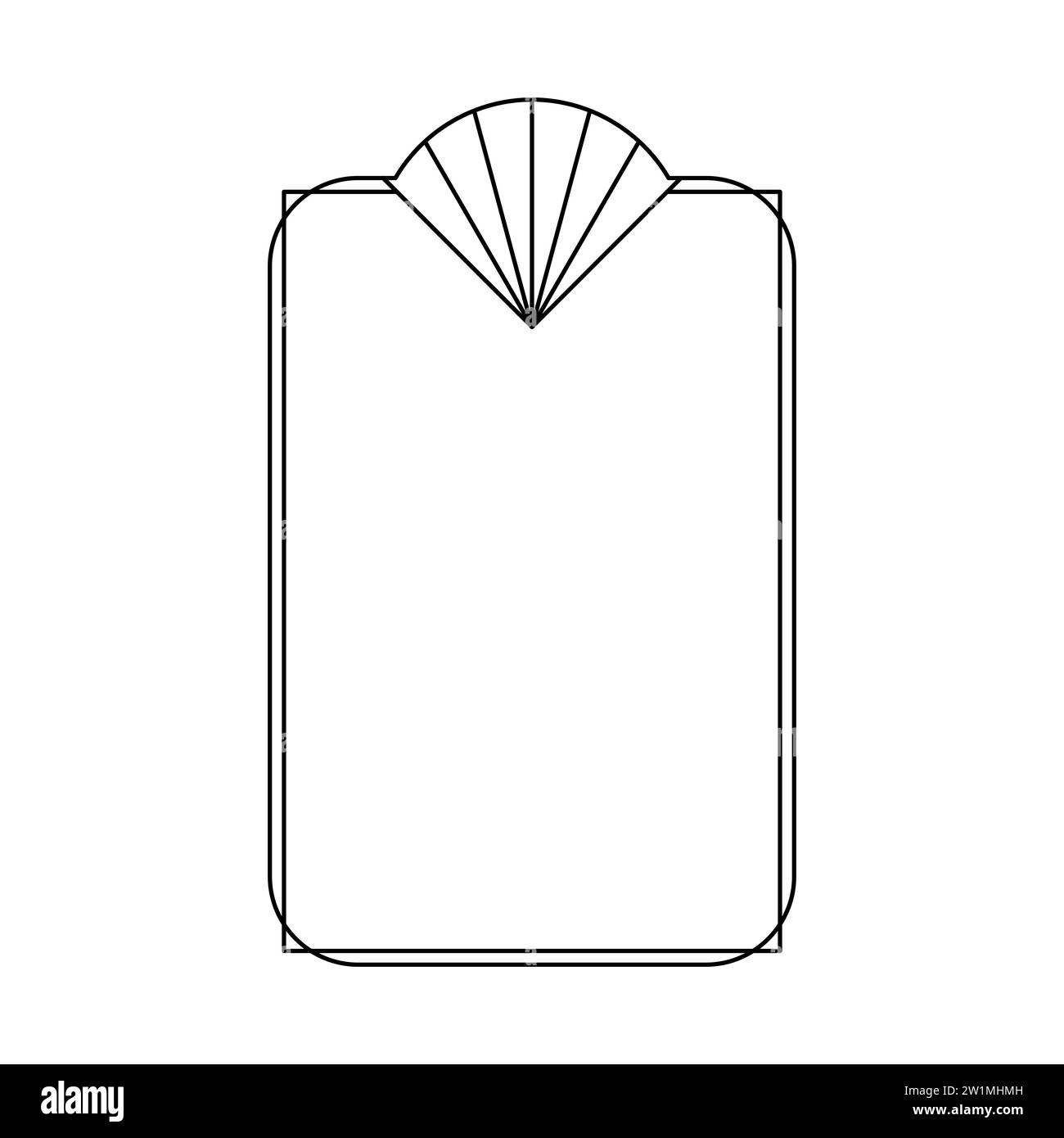 Trendy linear arch frame. Modern minimalist aesthetic line element ...