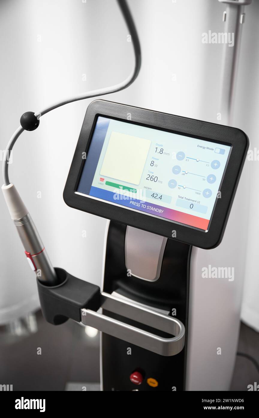 Modern cosmetology equipment for skincare rejuvenation treatment with ...