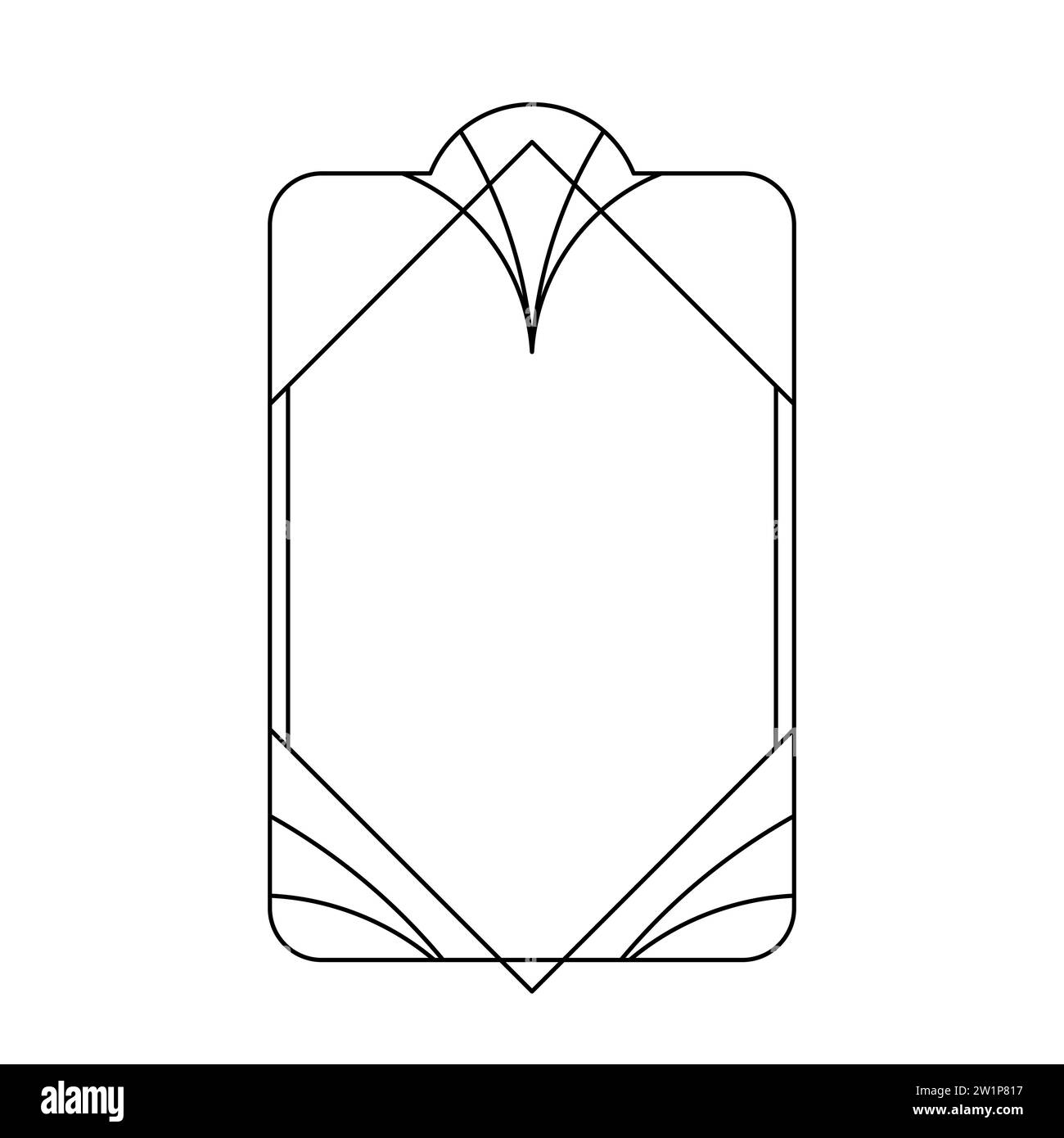 Trendy linear arch frame. Modern minimalist aesthetic line element ...