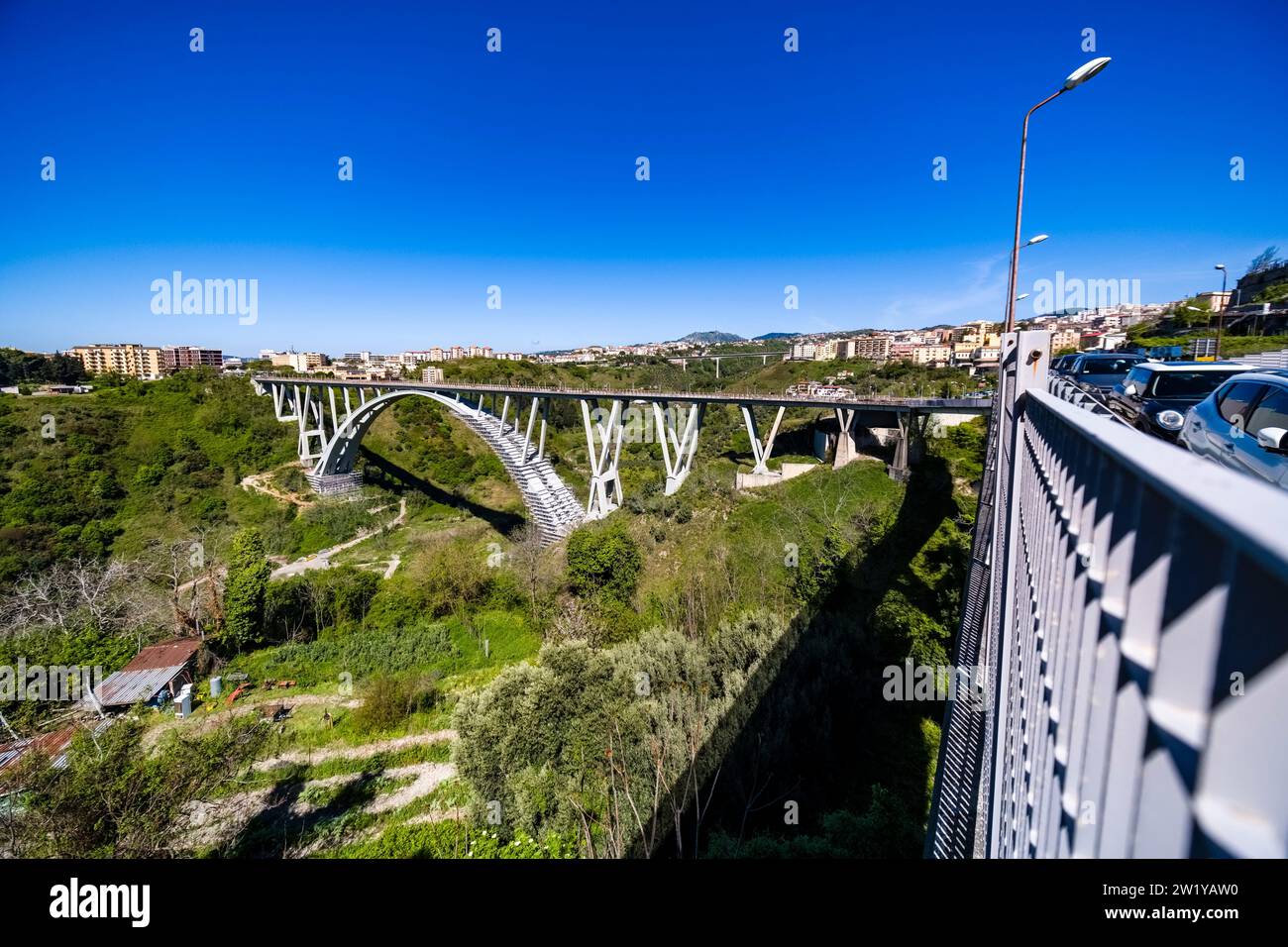 The Ponte Bisantis bridge in Catanzaro, built by Riccardo Morandi, is ...