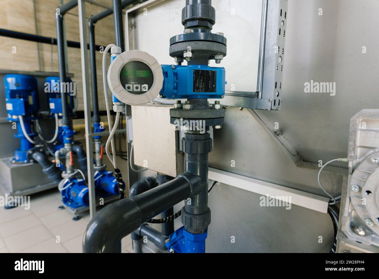 Boiler station, boiler room. Engine room, technical equipment Stock ...