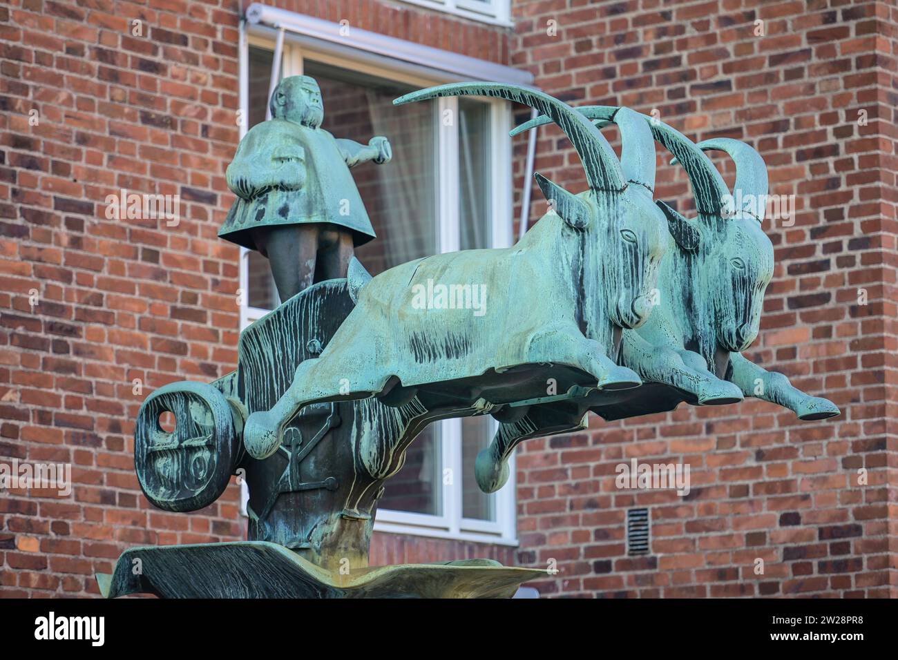 Skulptur von Stig Blomberg Naturkraften, Königliche Technische ...