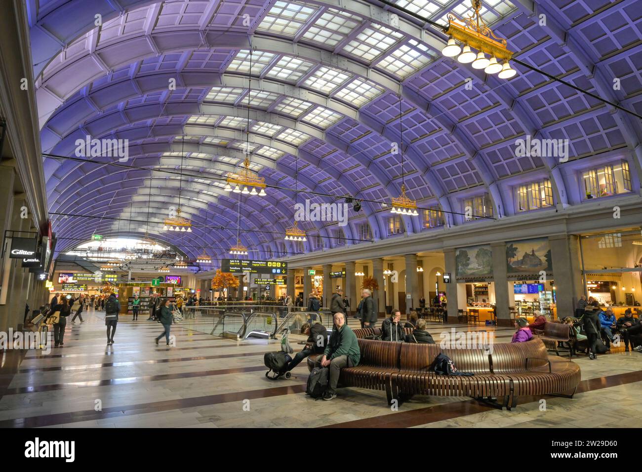Haupthalle, Hauptbahnhof Centralstation, Centralplan, Stockholm ...