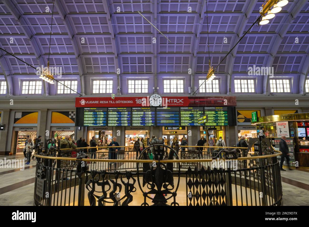 Haupthalle, Hauptbahnhof Centralstation, Centralplan, Stockholm ...