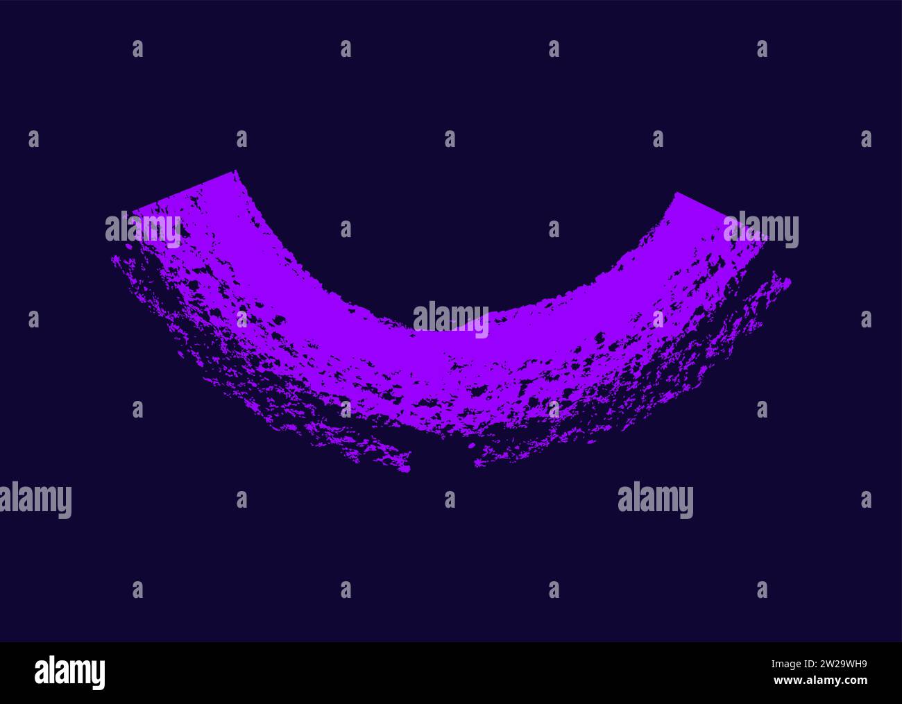 paint brush stroke. Hand drawn grunge squiggle element. blue, violet ...