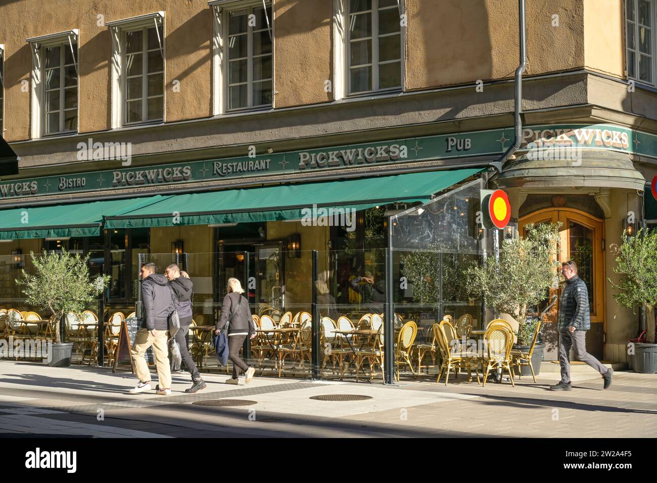 Pickwick Restaurang & Pub, Drottninggatan, Stockholm, Schweden Stock ...