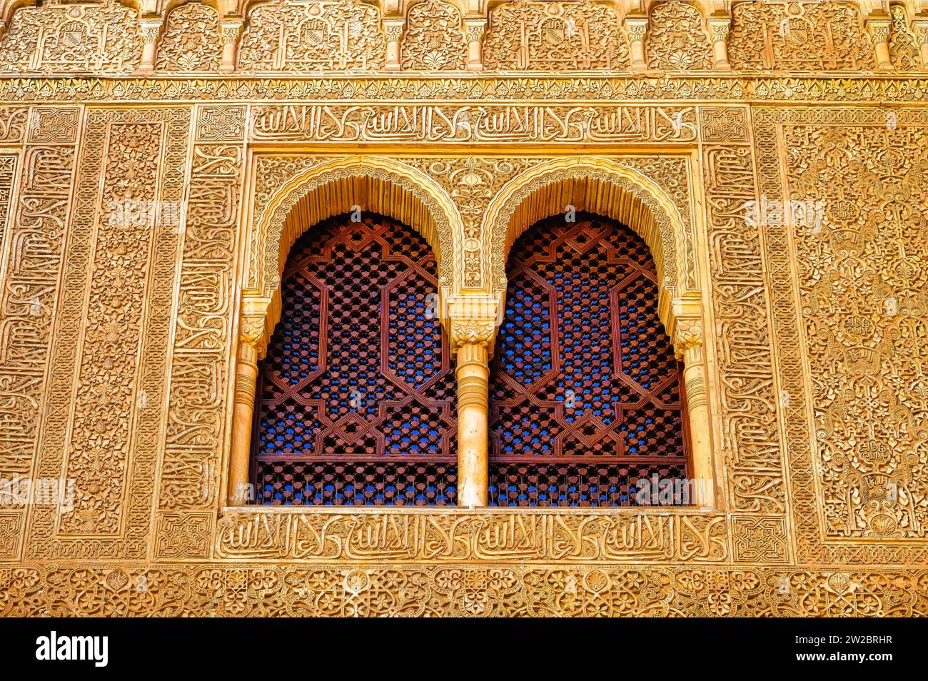 Architecture Alhambra Palace and Fortress Complex, Granada, Spain Stock ...