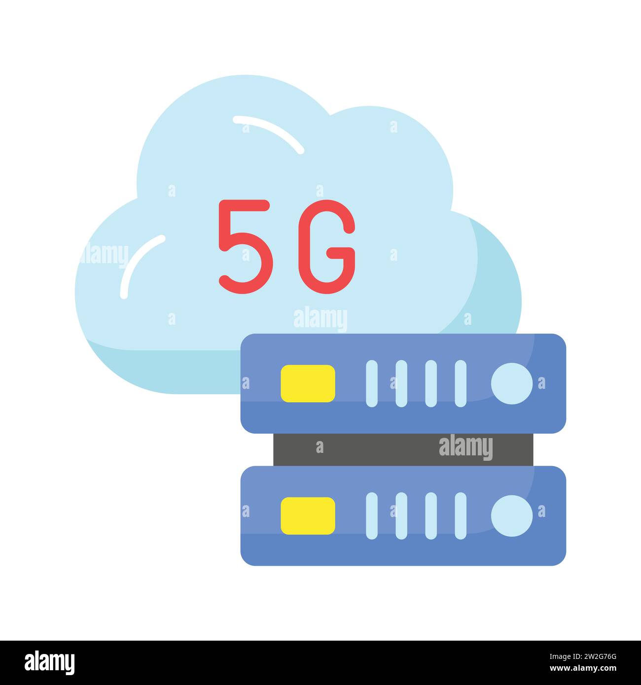 Beautifully designed 5G network Server icon in Modern Style, 5G ...