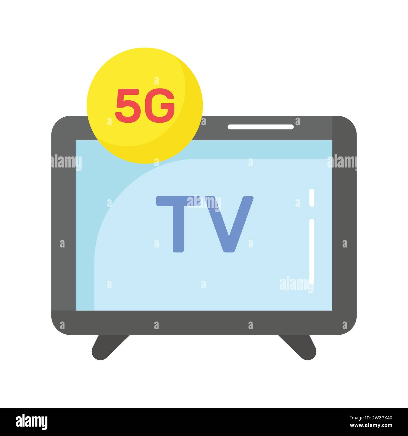 Beautifully designed vector of smart tv in trendy style, editable icon ...