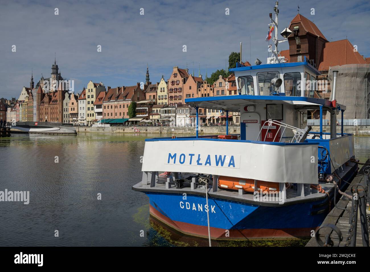 Ausflugsdampfer, Altbauten, Fassaden, Uferpromenade Lange Brücke ...