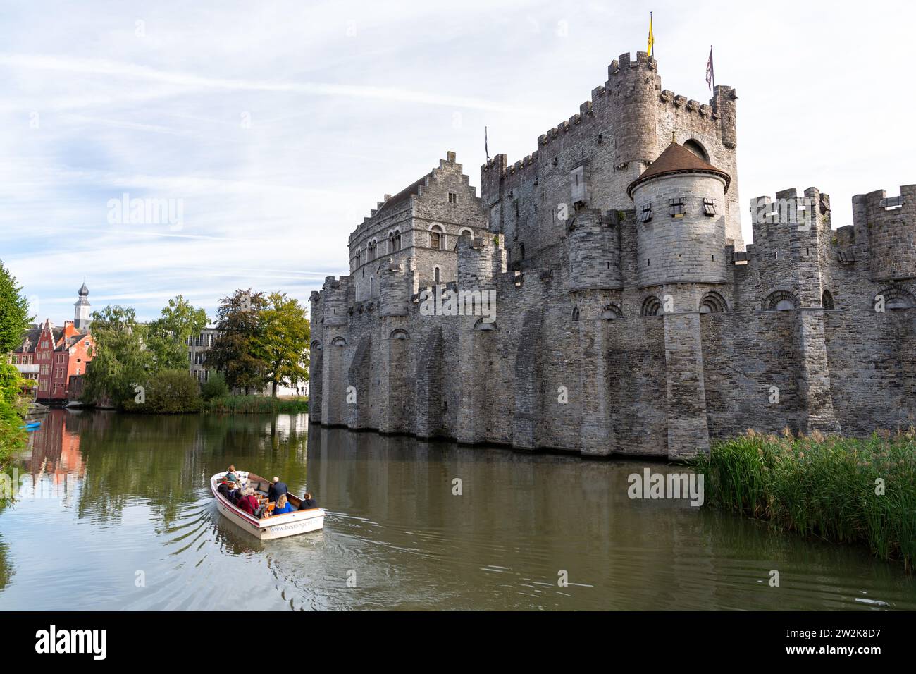The Castle of the Counts at Ghent is also known as Gravensteen Stock ...