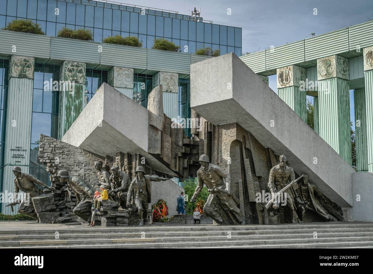 Denkmal des Warschauer Aufstands - Pomnik Powstania Warszawskiego, plac ...