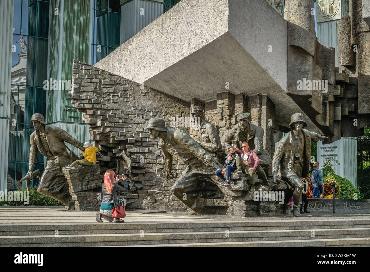Denkmal des Warschauer Aufstands - Pomnik Powstania Warszawskiego, plac ...