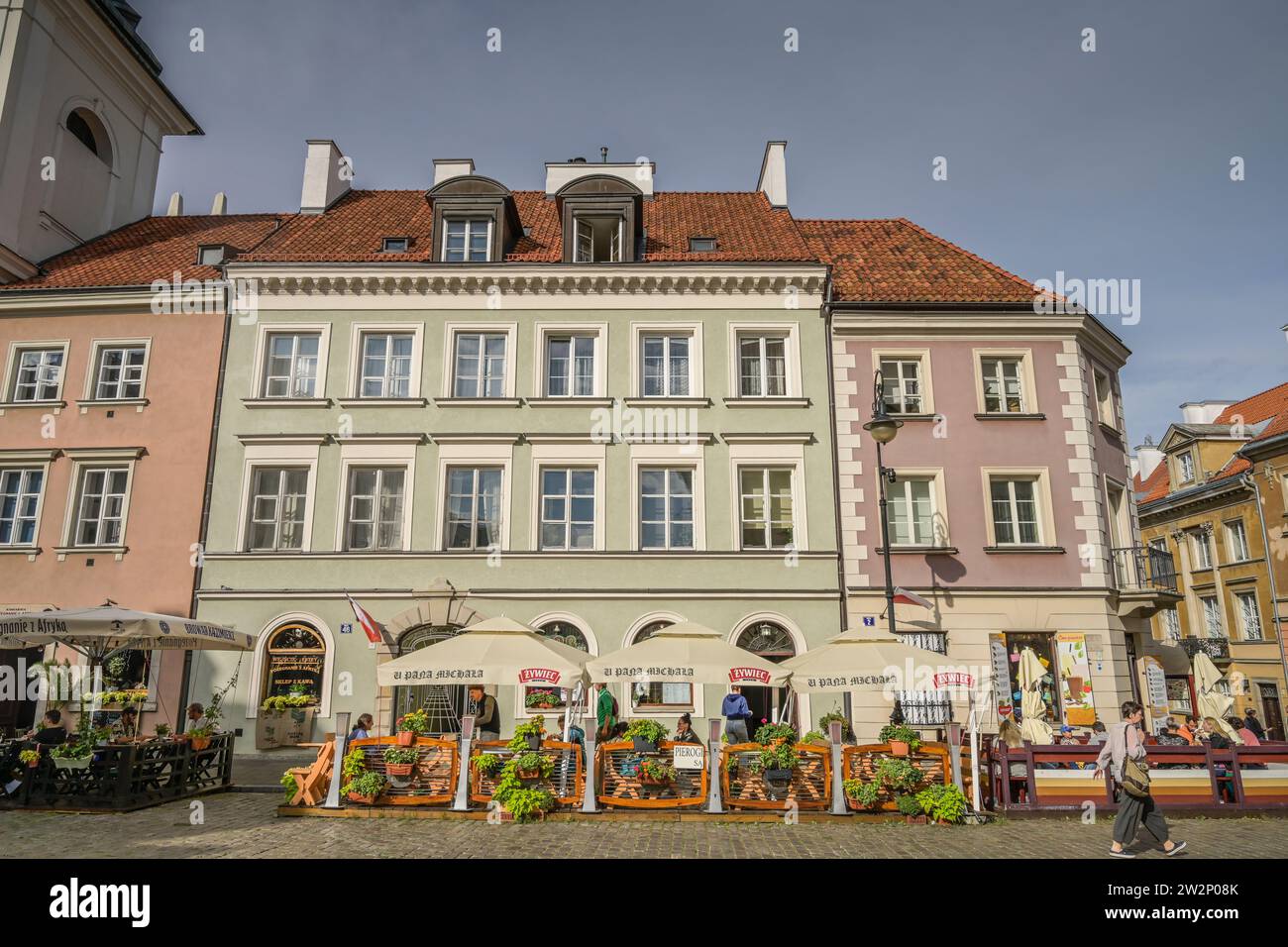 Straßenszene, Restaurants, Freta, historische Neustadt Nowe Miasta ...