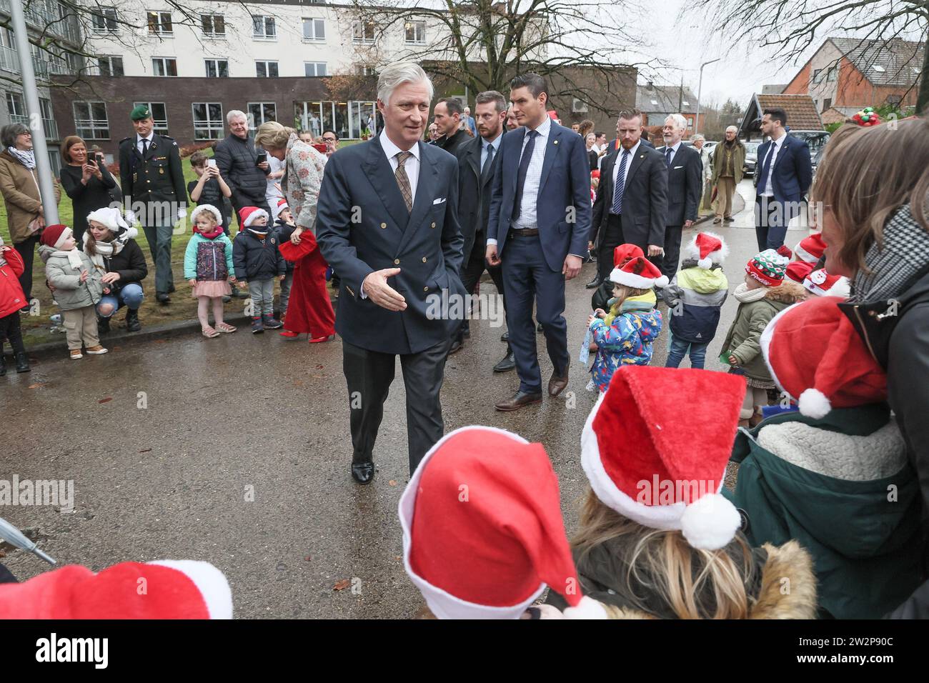 King Philippe - Filip of Belgium leaves after a royal visit to the ...