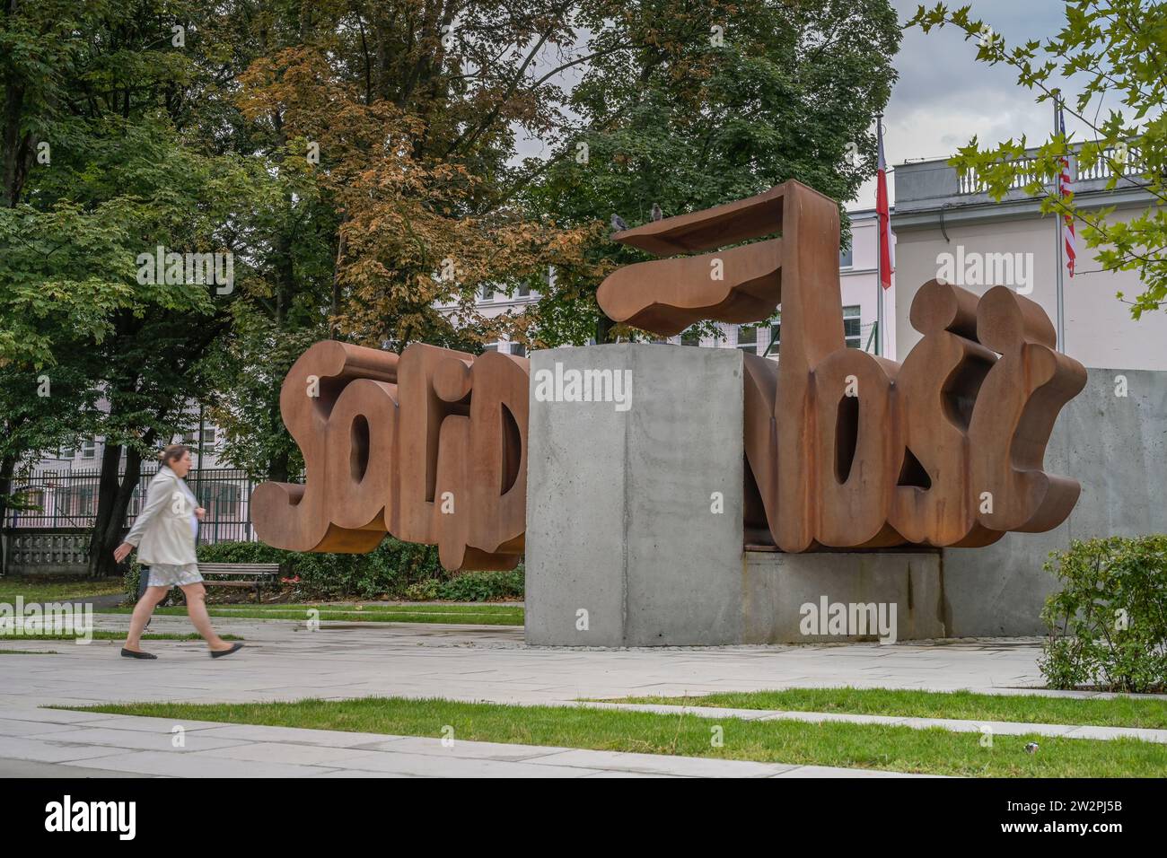 Solidarnosc Denkmal, Mikolaja Kopernika, Tamka, Warschau, Woiwodschaft ...