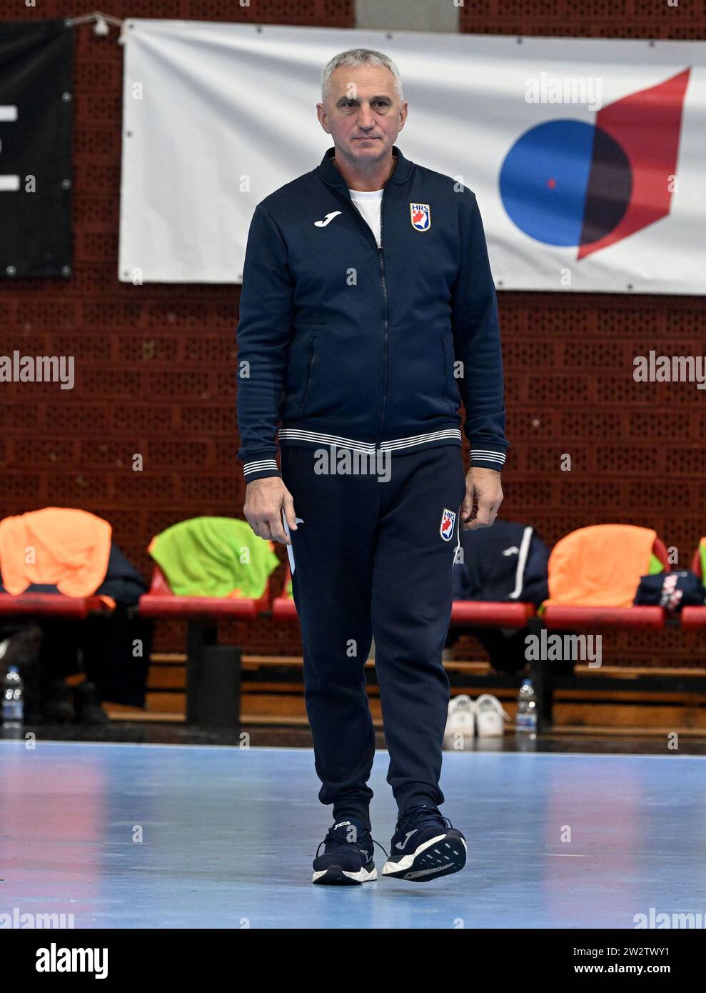 Zagreb, Hrvatska. 21st Dec, 2023. Head Coach of Croatia Handball Team ...