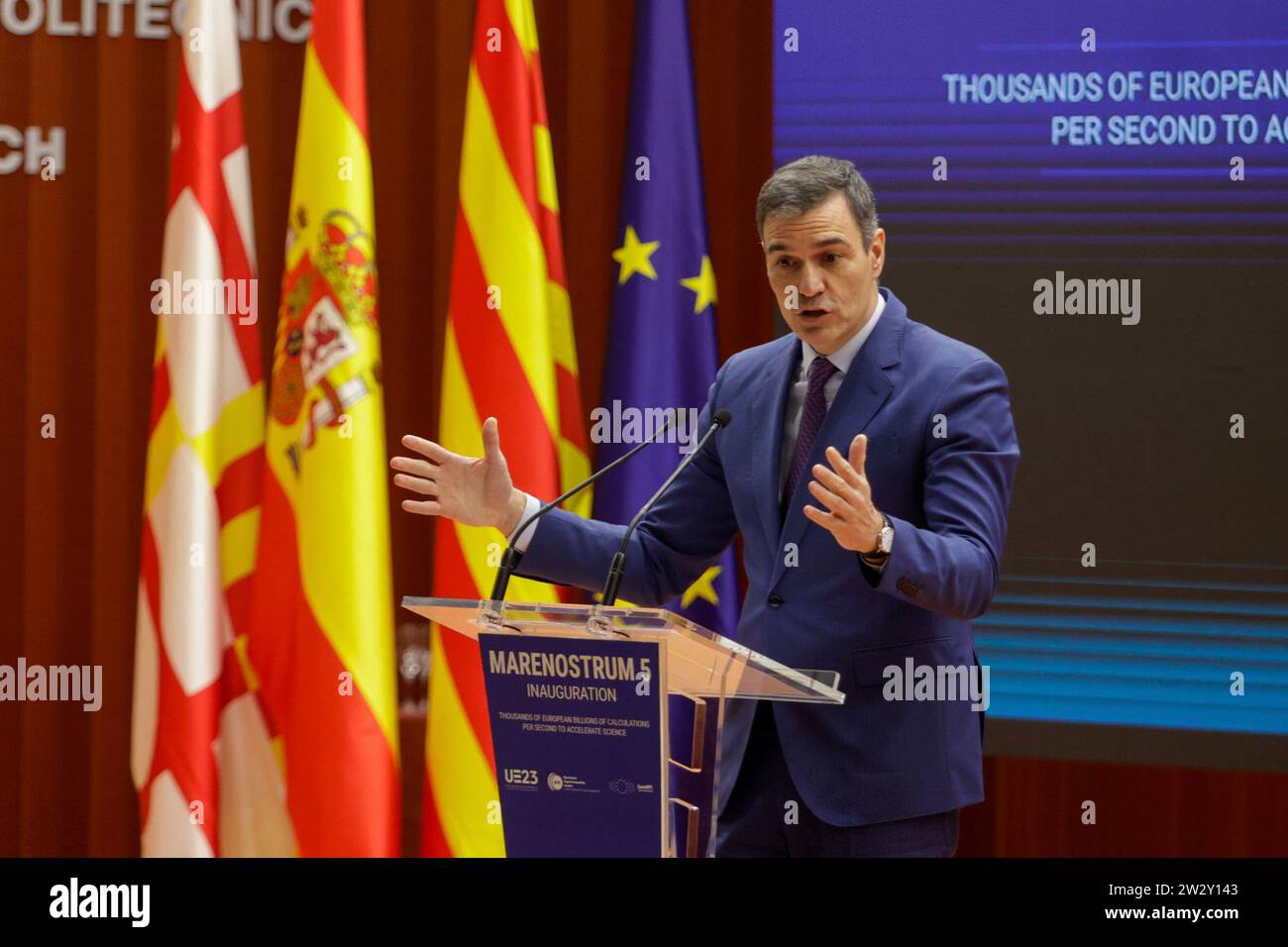 The President of the Government, Pedro Sánchez, inaugurates the ...