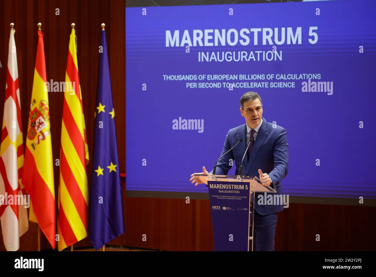 The President of the Government, Pedro Sánchez, inaugurates the ...