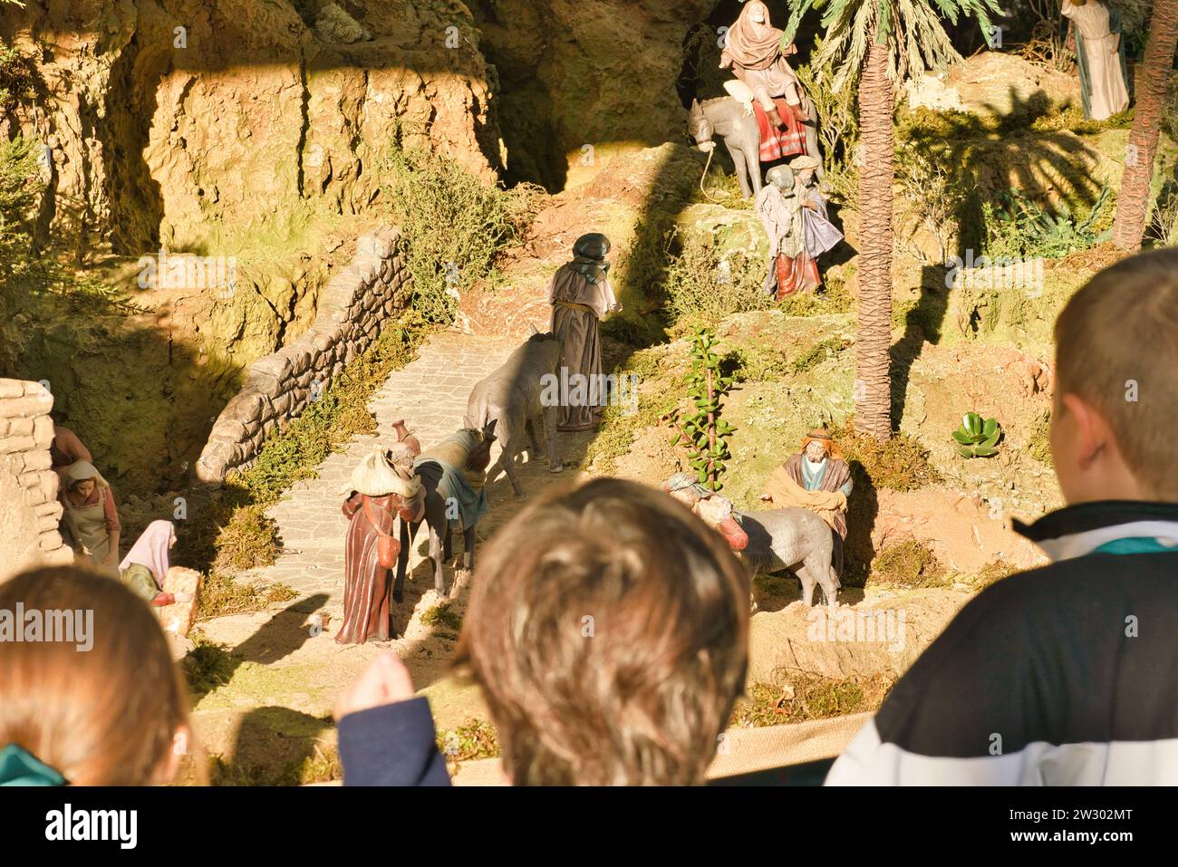 Bethlehem Module: A symbolic depiction of the birthplace of Christ in a ...