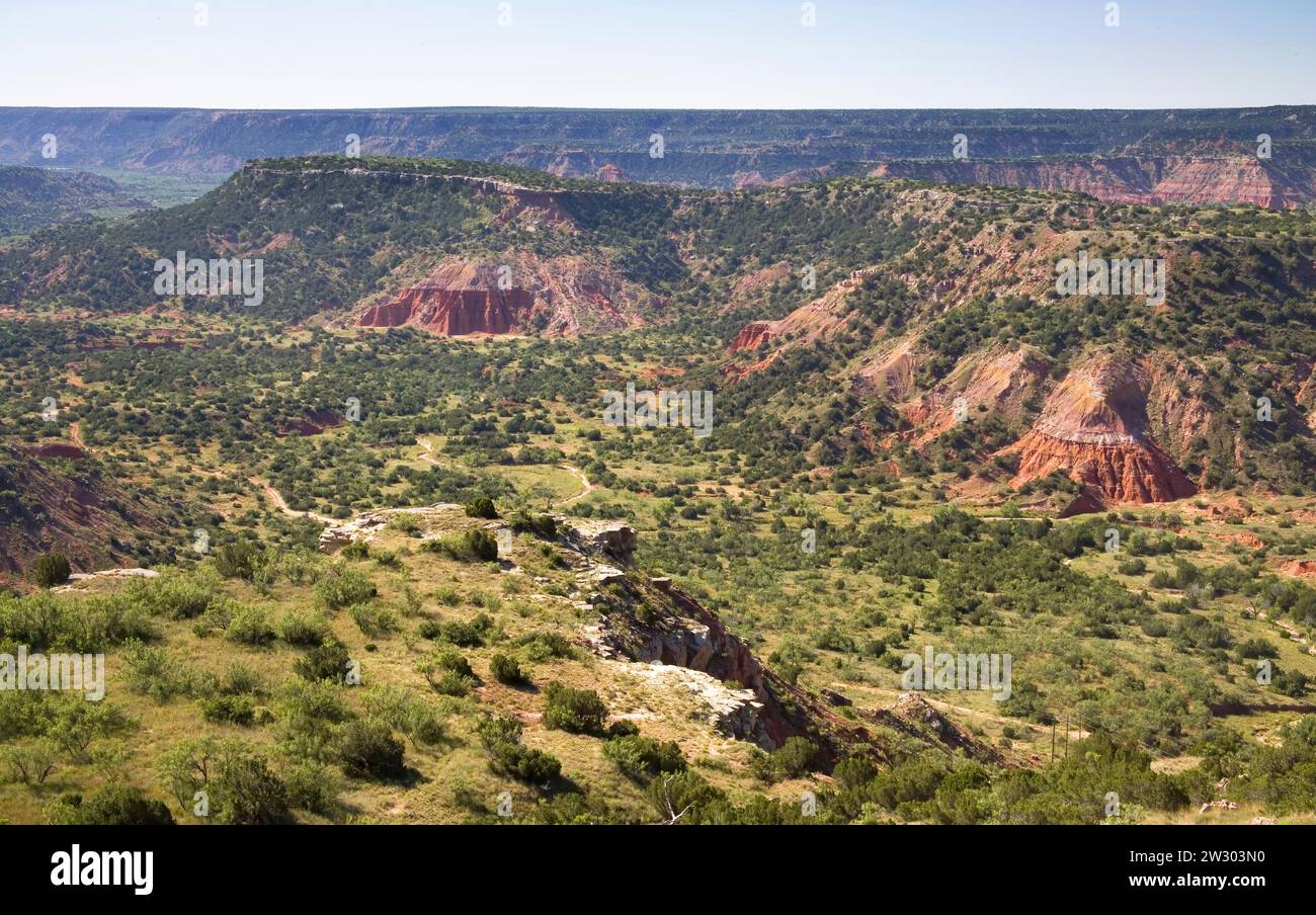 the palo duro canyon system of the caprock escarpment near amarillo ...