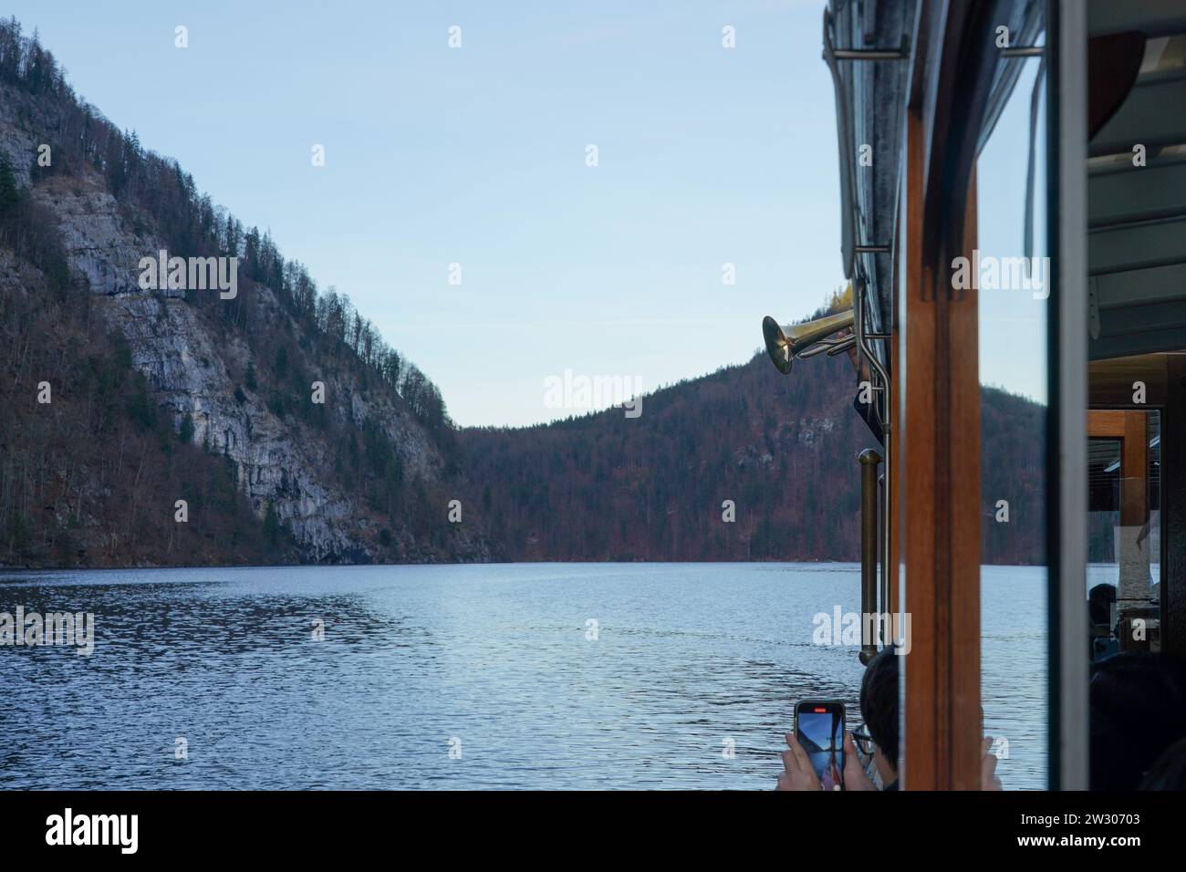 The boat trip across Lake Königssee takes you past the world-famous ... The boat trip across Lake Königssee takes you past the world-famous ...
