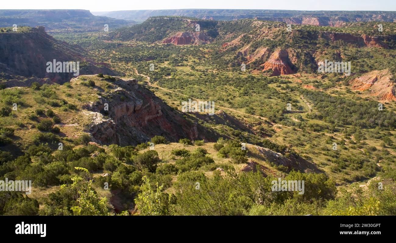 the palo duro canyon system of the caprock escarpment near amarillo ...